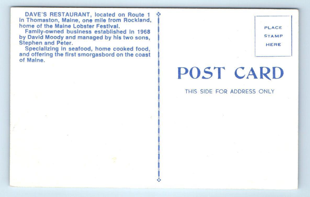 THOMASTON, Maine ME ~Roadside DAVE'S RESTAURANT Anna May Rockett Art ...