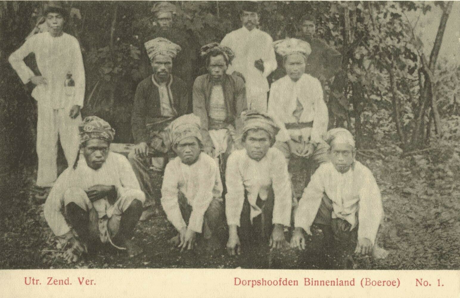indonesia, MOLUCCAS MALUKU, Boeroe Buru Islands, Native Chiefs (1910s ...