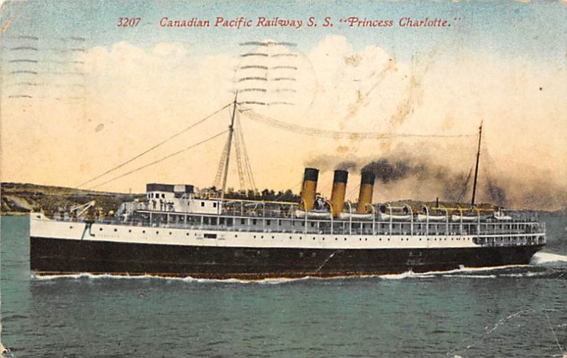 SS Princess Charlotte Canadian Pacific Line Ship 1945 | Topics - Royal ...