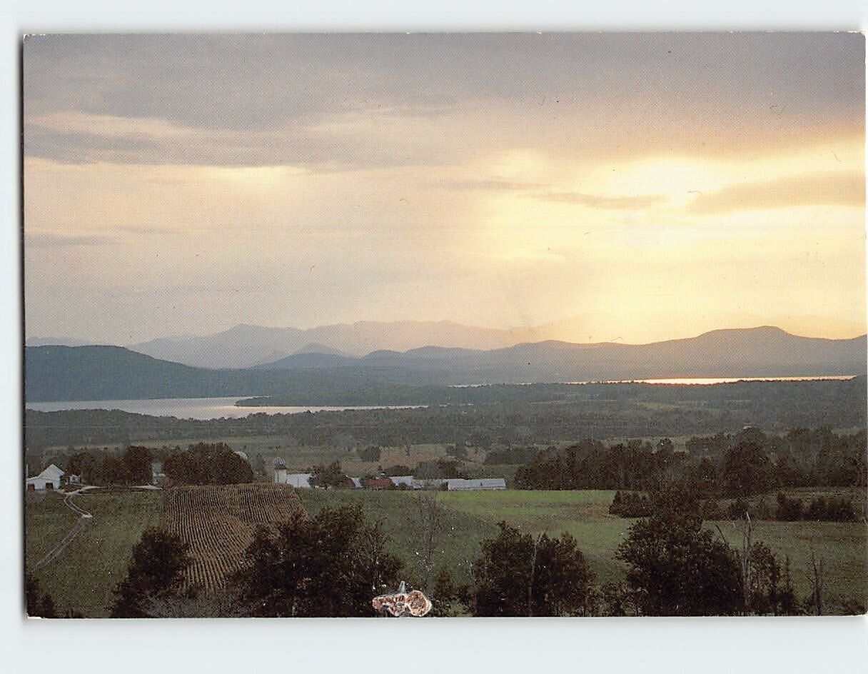 Postcard Vermont's Beautiful Champlain Valley, Vermont | United States ...