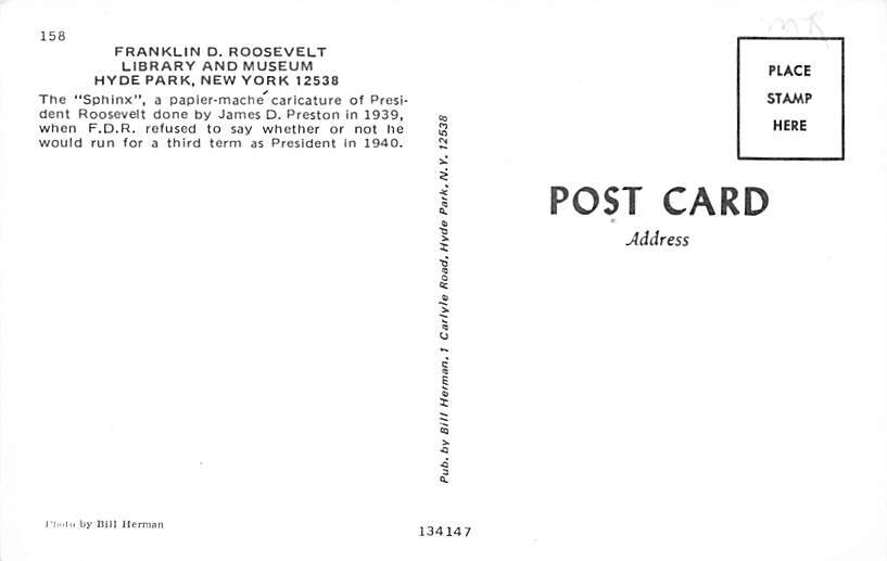 Franklin D. Roosevelt Library and Museum The Sphinx Hyde Park, New York ...