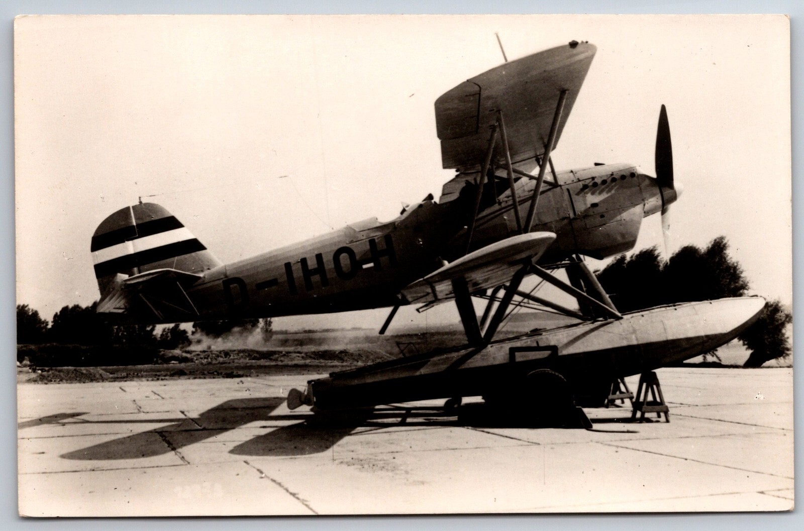 German Navy~Heinkel Biplane Reconnaissance Seaplane HE 60~#5 Sparo~1930 ...