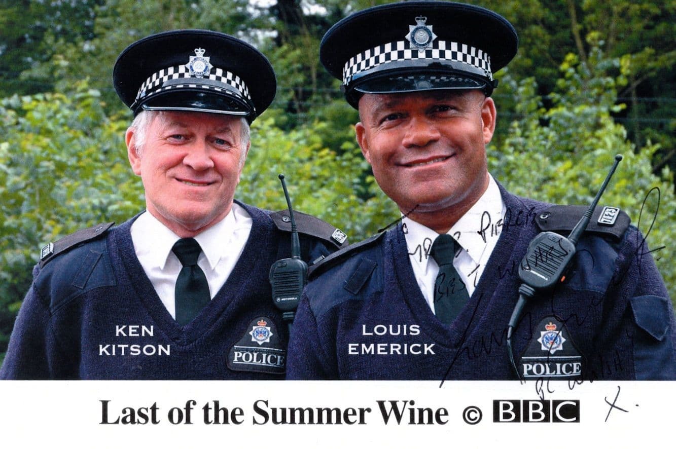 Louis Emerick Last Of The Summer Wine Hand Signed Cast Card Photo ...