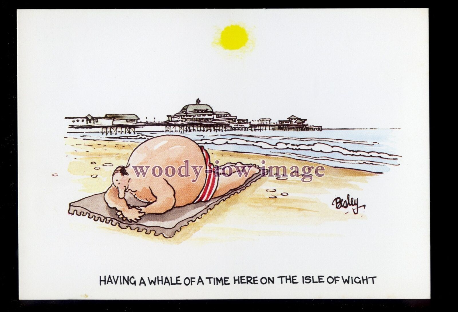 BES076 - Having a WHALE of a time on the Isle of Wight!! - Besley comic ...