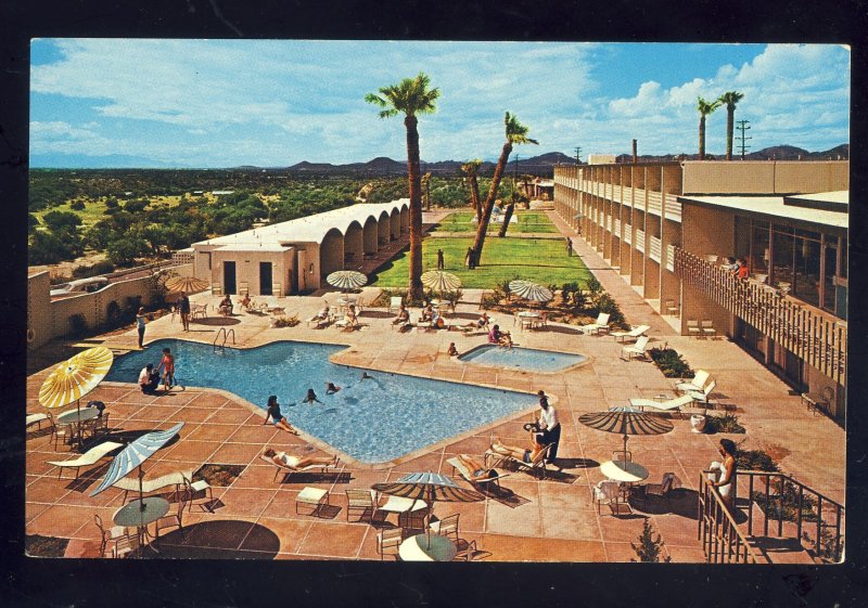 Tucson, Arizona/AZ Postcard, Swimming Pool, Cliff Manor Motor Hotel ...