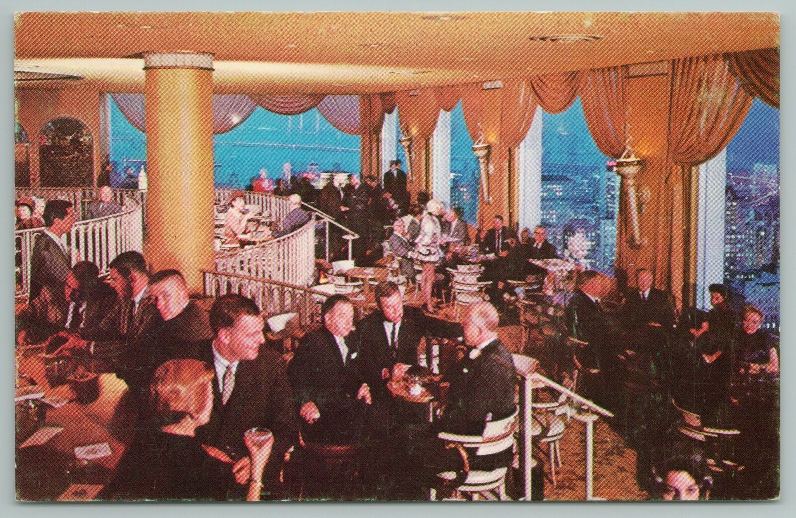 San Francisco CA~Fairmount Hotel & Tower Cocktail Lounge~Vintage ...