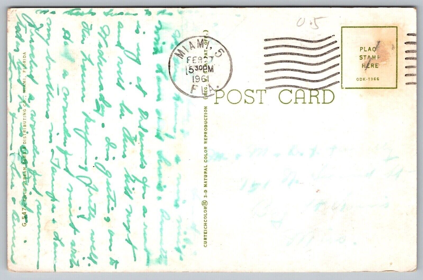 Miami Seaquarium Florida Lost Island Lagoon Chrome Cancel WOB Postcard ...