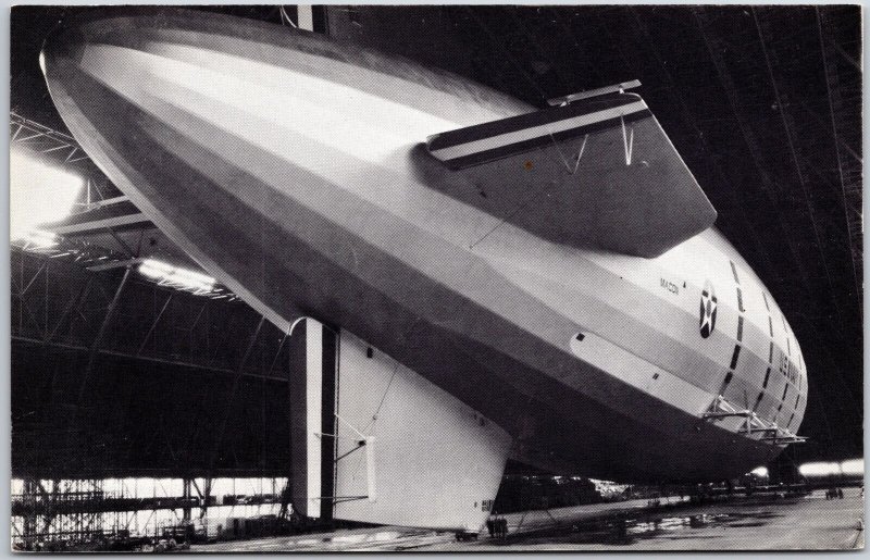1965 USS Macon Goodyear Built Rigid Airship For The U.S. Navy Posted ...
