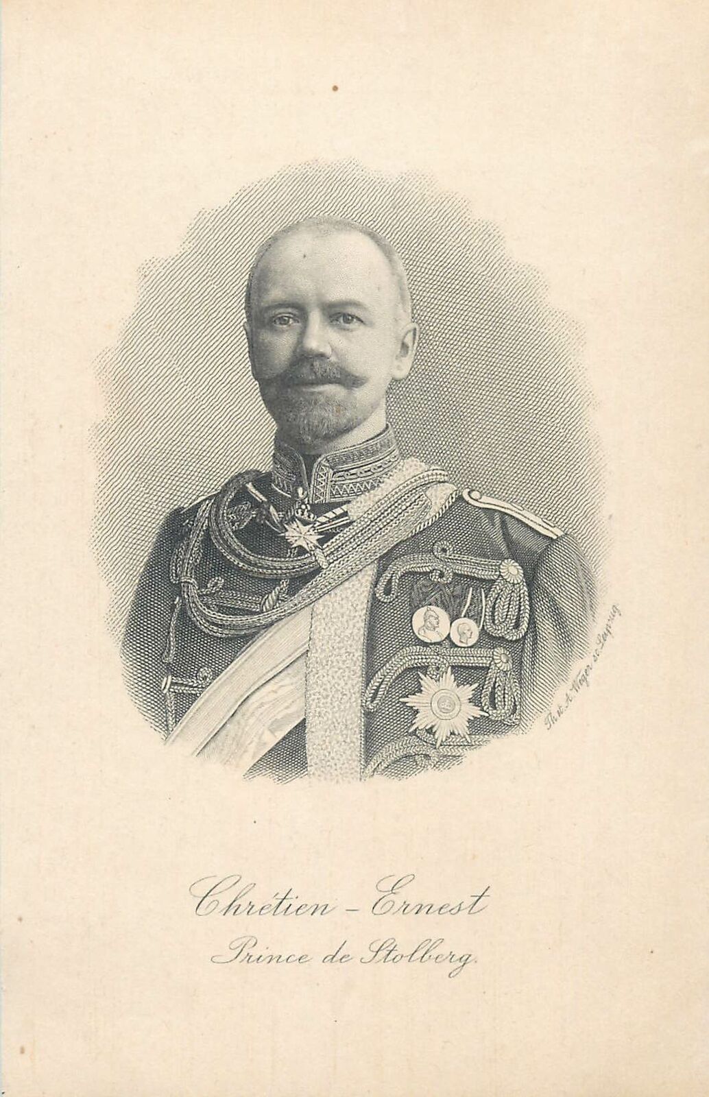 Royalty real photo Christian Ernest Prince of Stolberg | Topics - Royal ...