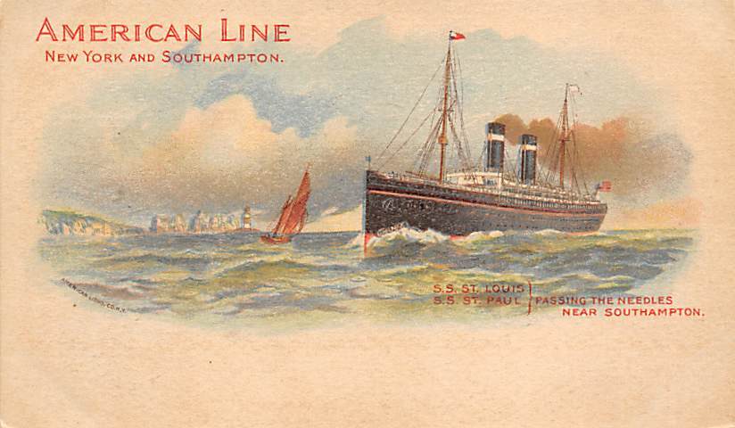 SS St Louis American Line Ship Unused | Topics - Other, Postcard ...