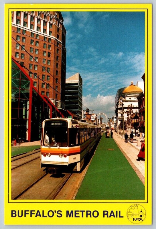 NFTA Light Rail Transit LRT Pedestrian Transit Mall Buffalo Metro Rail ...