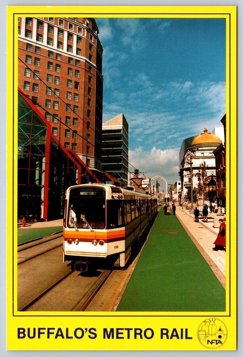 NFTA Light Rail Transit LRT Pedestrian Transit Mall Buffalo Metro Rail ...
