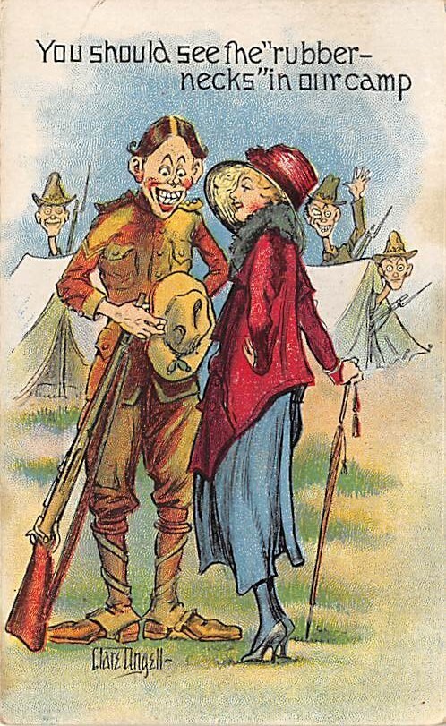 Rubber Necks Comic of Soldiers World War 1 1917 | Topics - Cartoons ...