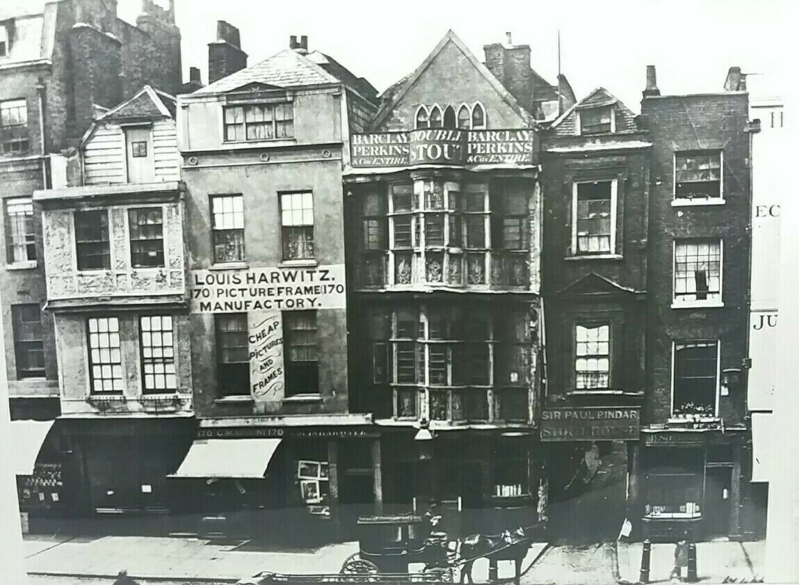 Vintage Rp Repro Postcard Sir Paul Pindar Stout House Bishopsgate Louis ...