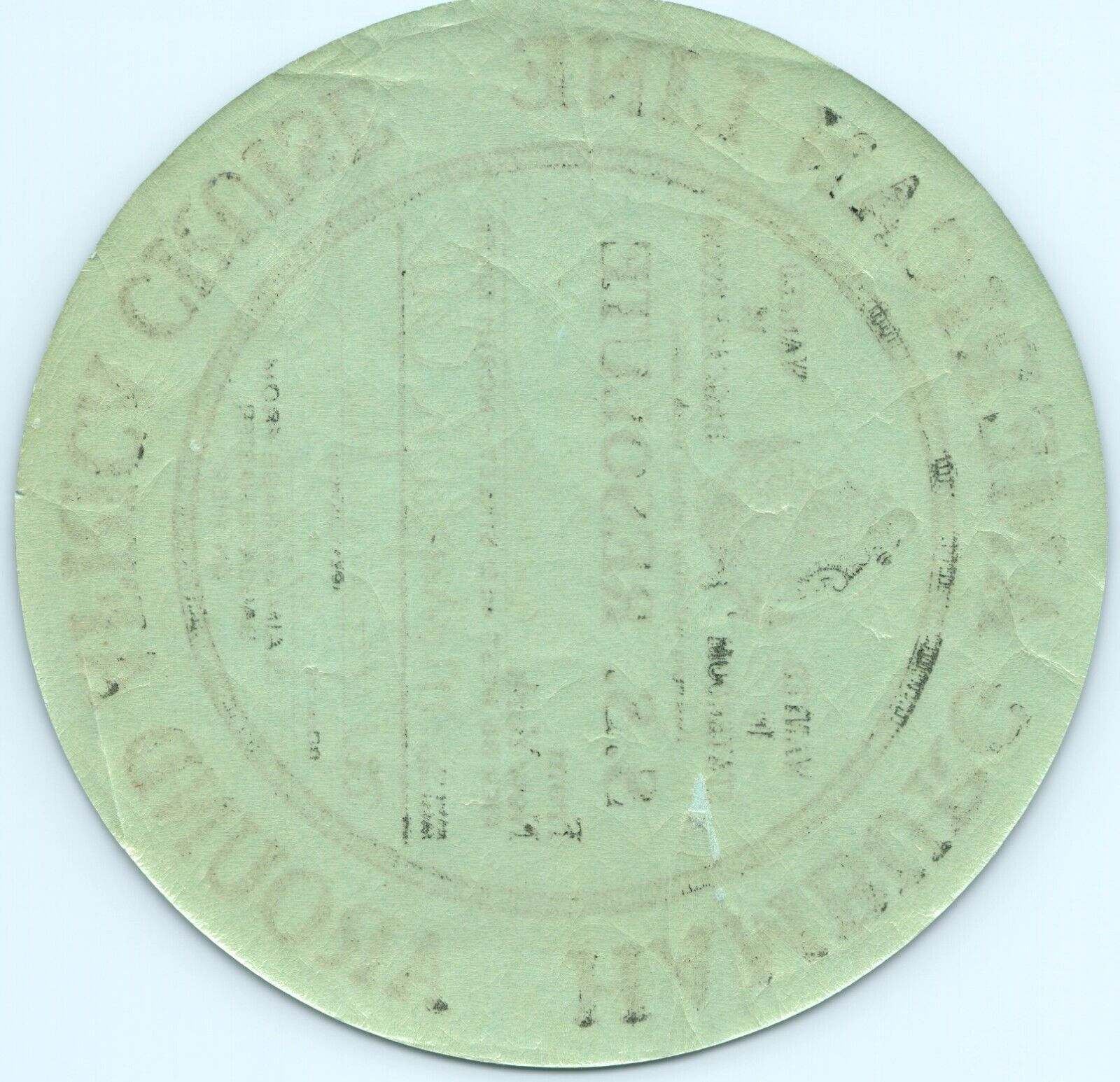 USED c1930s SS Hamburg American Line Luggage Label Mediterranean ...