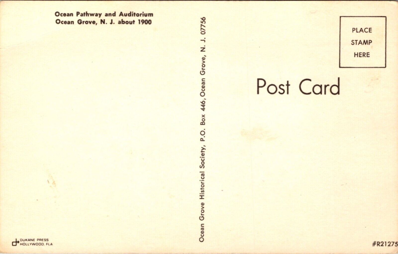 Seashell Border Postcard Ocean Pathway and Auditorium Ocean Grove New ...