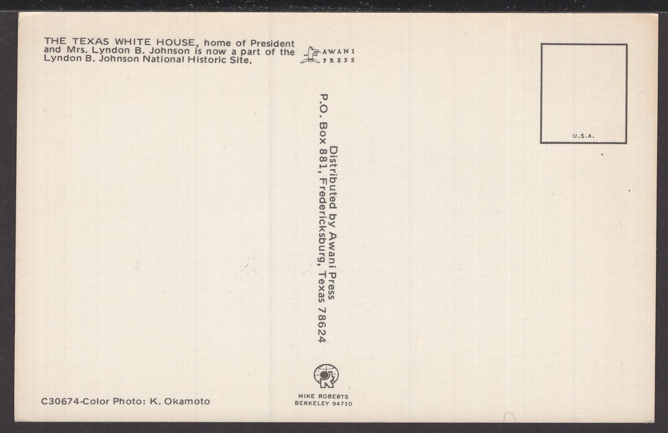 The Texas White House home President and Mrs. Lyndon B. Johnson ...