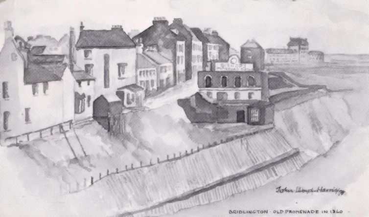 Bridlington In 1860 Victorian Painting Postcard | Europe - United ...