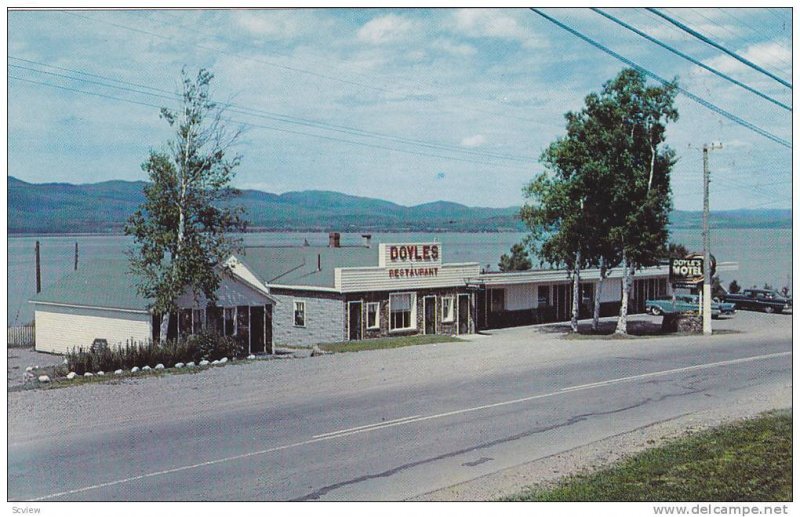 Exterior, Doyle's Motel & Cabins, New Brunswick, Canada, 40-60s ...