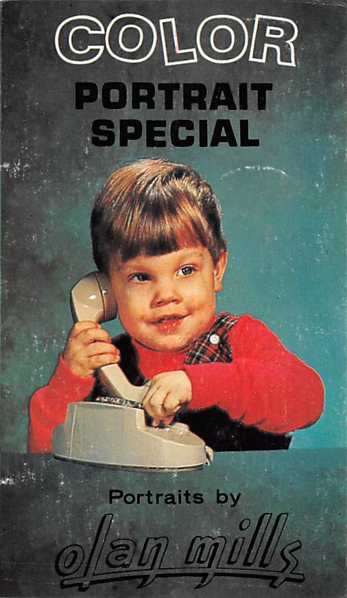 Portraits by Olan Mills Advertising 1972 Ink Stamp | Topics - Coins ...