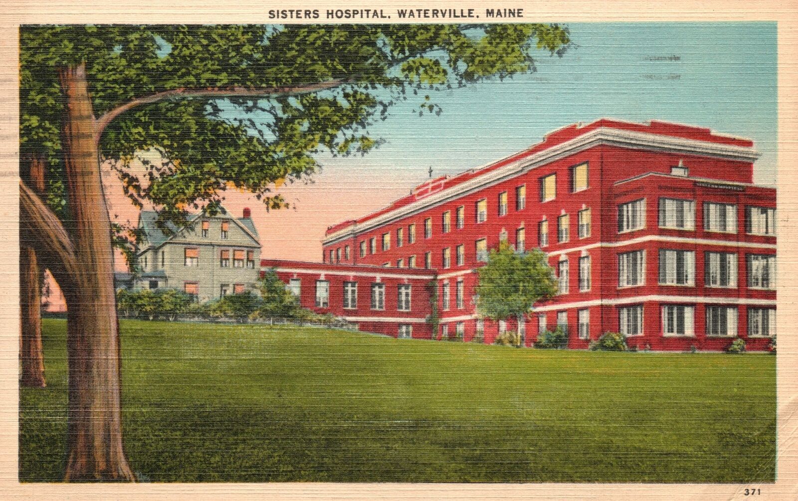 Vintage Postcard 1954 Sisters Hospital Medical Building Waterville ...