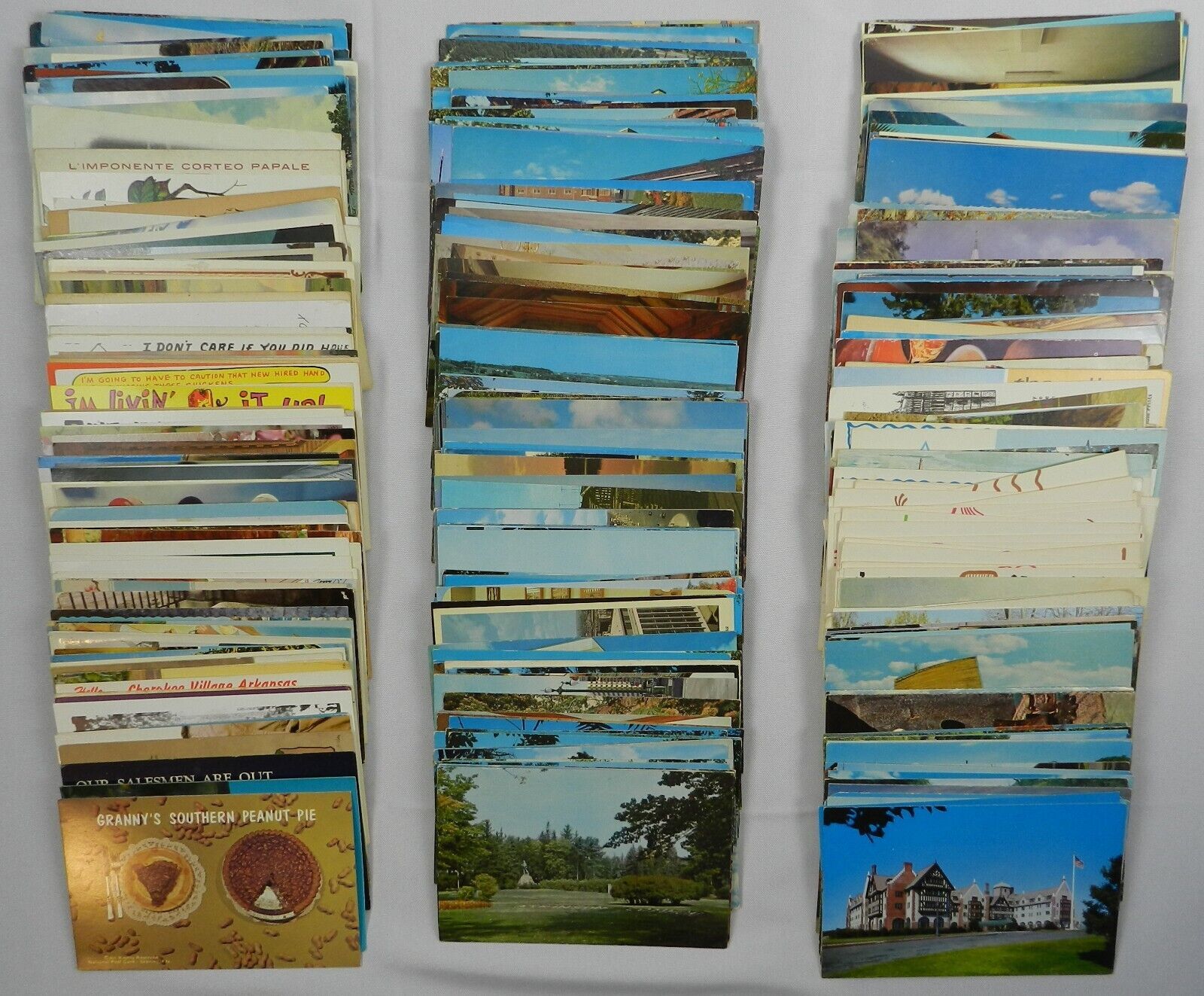 Huge Lot Postcards 1000+ U.S.A. Towns Streets Skylines and Cities ...