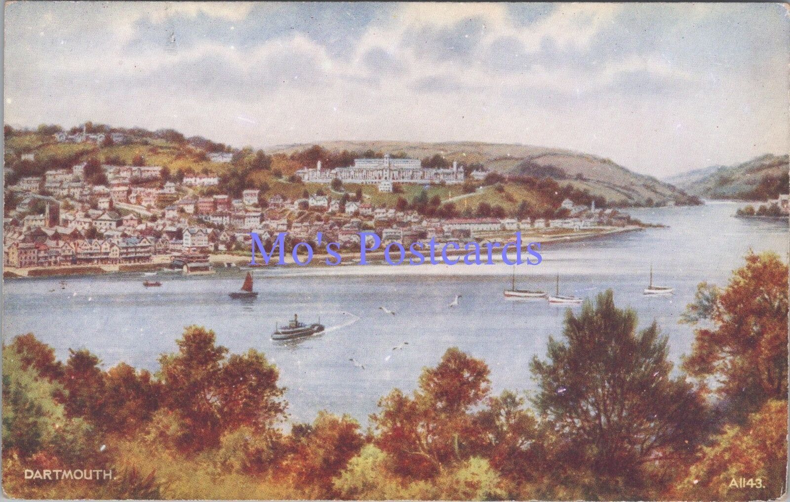 Devon Art Postcard - Dartmouth, Artist B.F.C.Parr DC2179 | Europe ...