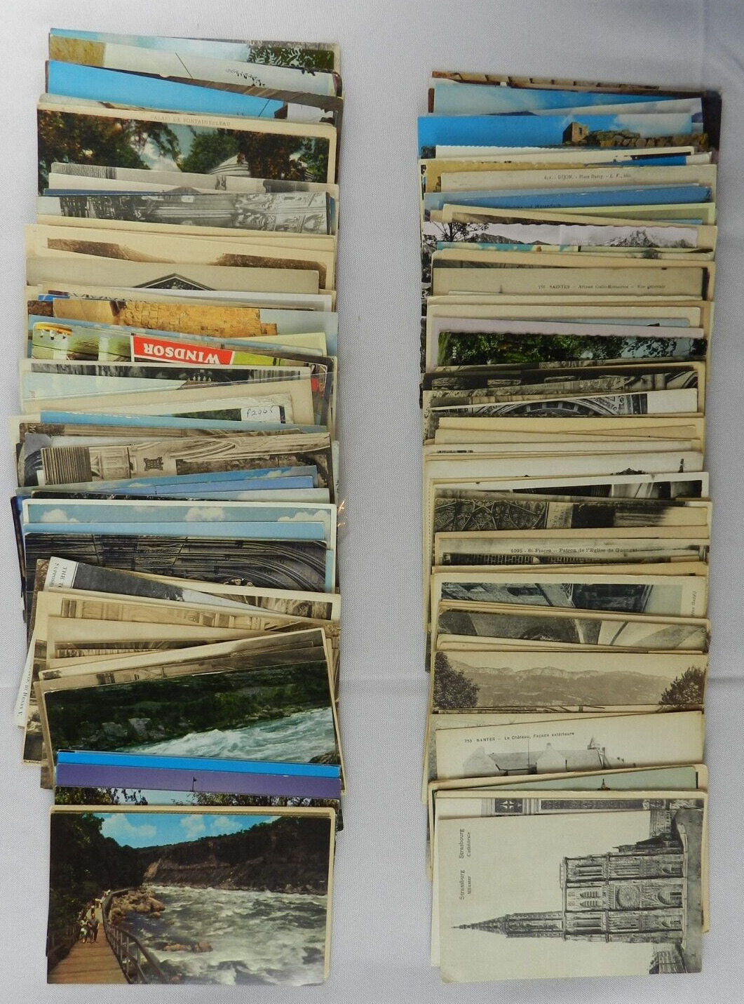 Huge Lot Postcards 1000+ Vintage Foreign Towns Streets and Cities ...