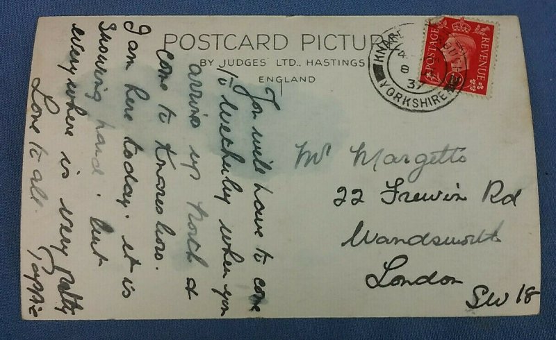 Vintage Judges Postcard Knaresborough Yorkshire Postmarked 1937 C1F ...