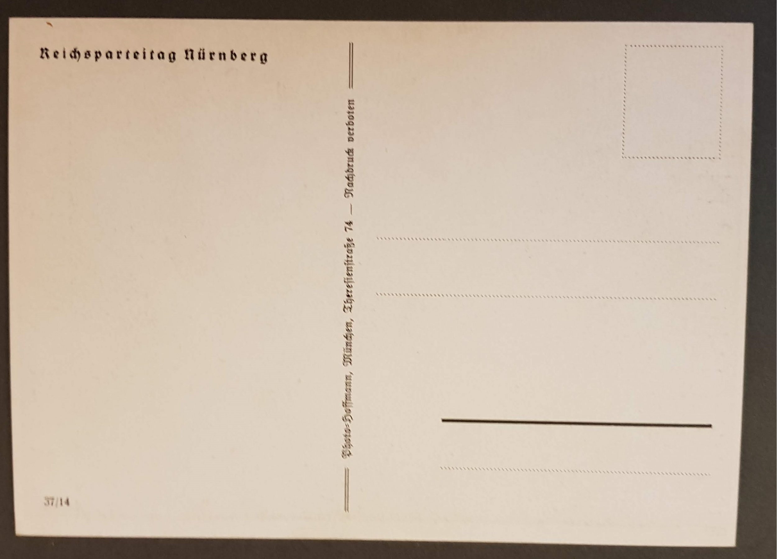 German Empire 3rd Reich Propaganda Original Postcard Nuremberg Rally ...