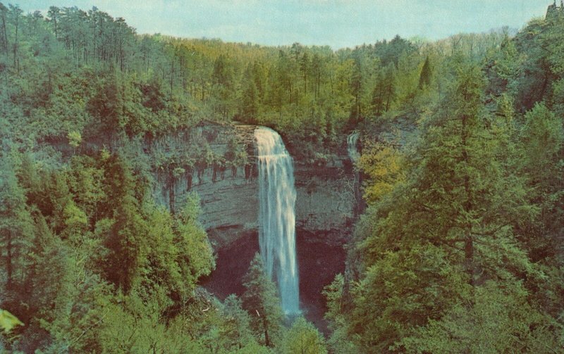 Vintage Postcard 1970 Fall Creek Falls State Park Highest Waterfall ...