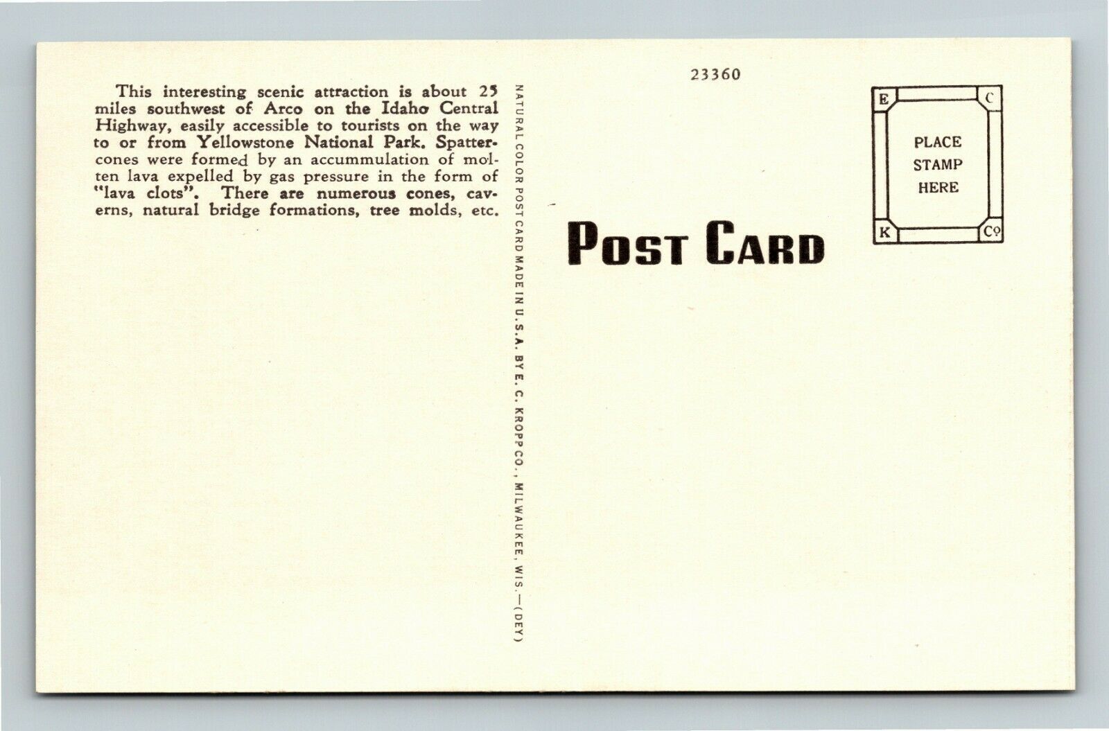 ID-Idaho, Spatter Cones Craters Of The Moon, Extinct Volcanoes, Linen ...