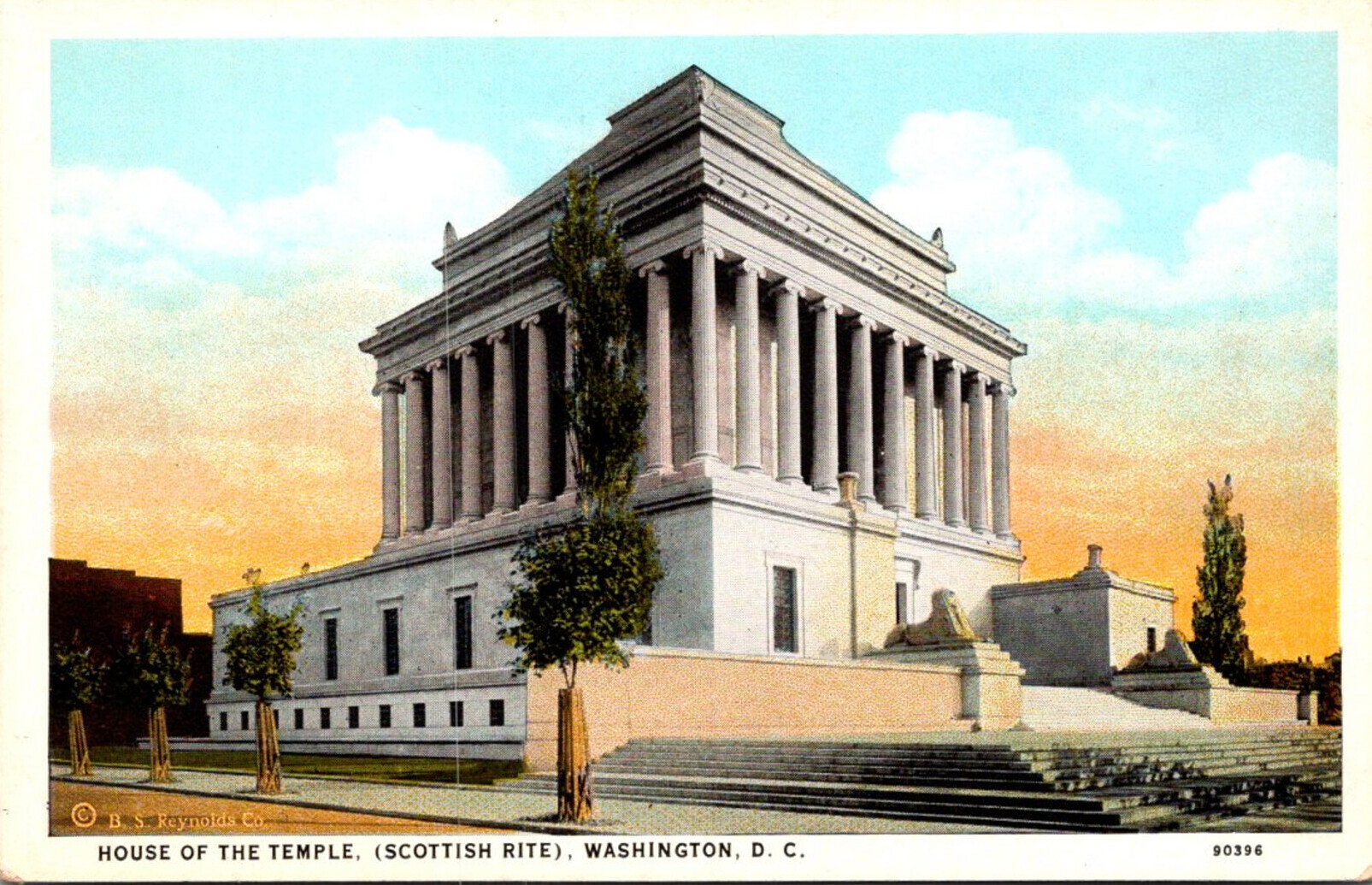 Washington D C The House Of The Temple Scottish Rite Curteich | United ...
