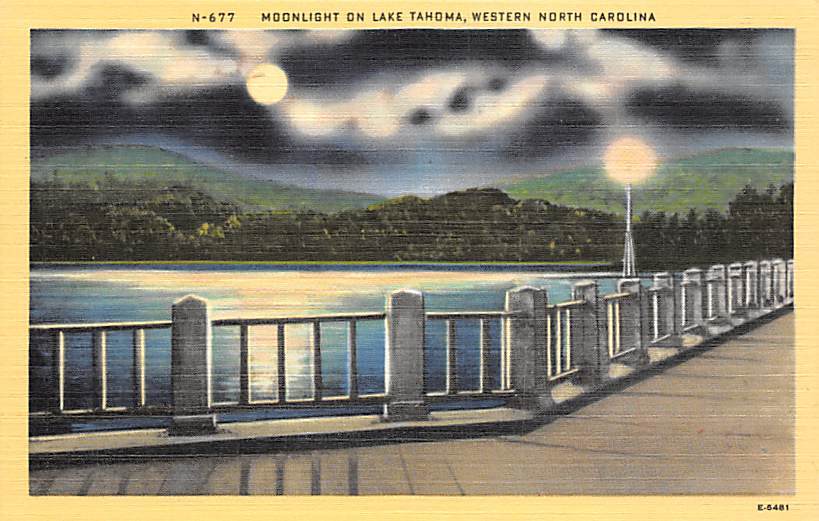 Lake Tahoma, Moonlight Western North Carolina, North Carolina NC ...