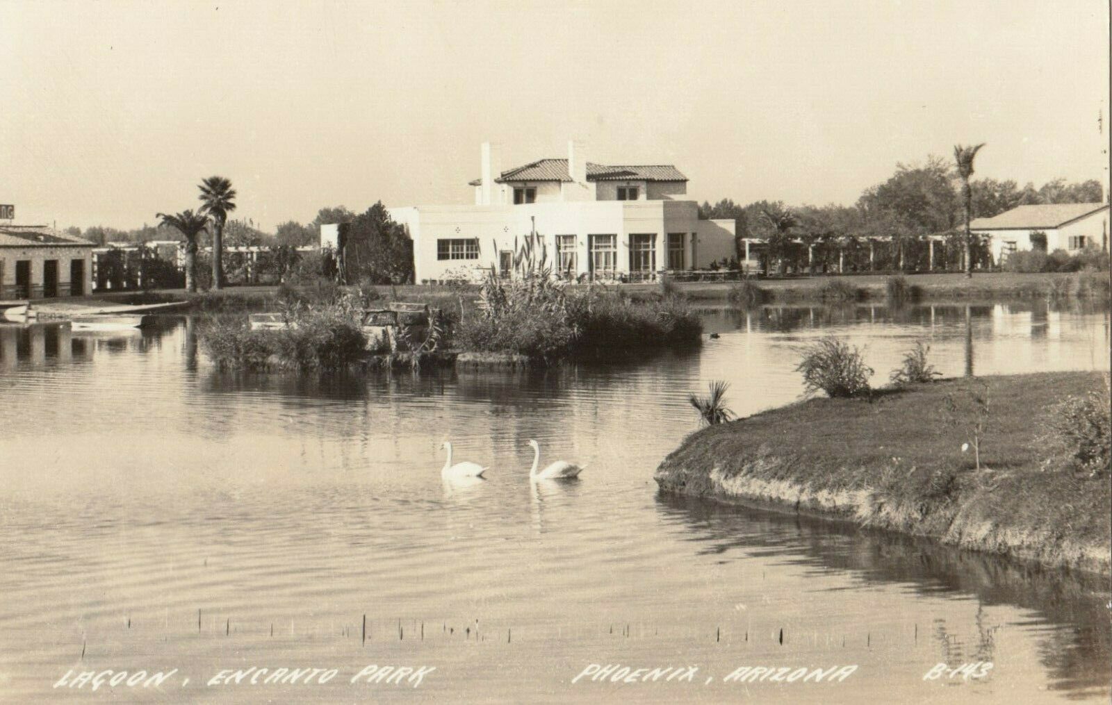 RP; PHOENIX , Arizona , 1940s ; Lagoon , Encanto Park | United States ...