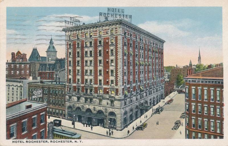 Hotel Rochester at Rochester, New York - pm 1915 - WB | United States ...