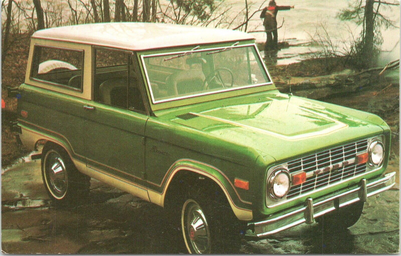Advertising Postcard 1975 Ford Bronco Ranger with Optional Sport ...