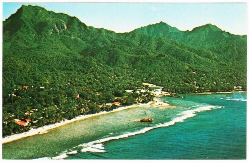 Cook Islands Rarotonga Avarua and Shipwreck of Brigantine Yankee 1960s ...