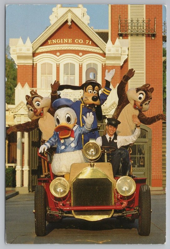 Amusement Park~Police Chief Goofy & Fire Truck Buds~Disney World FL ...