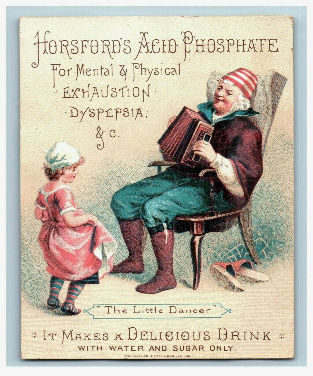 1880s-90s Horsford's Acid Phosphate "The Little Dancer" Quack Medicine ...