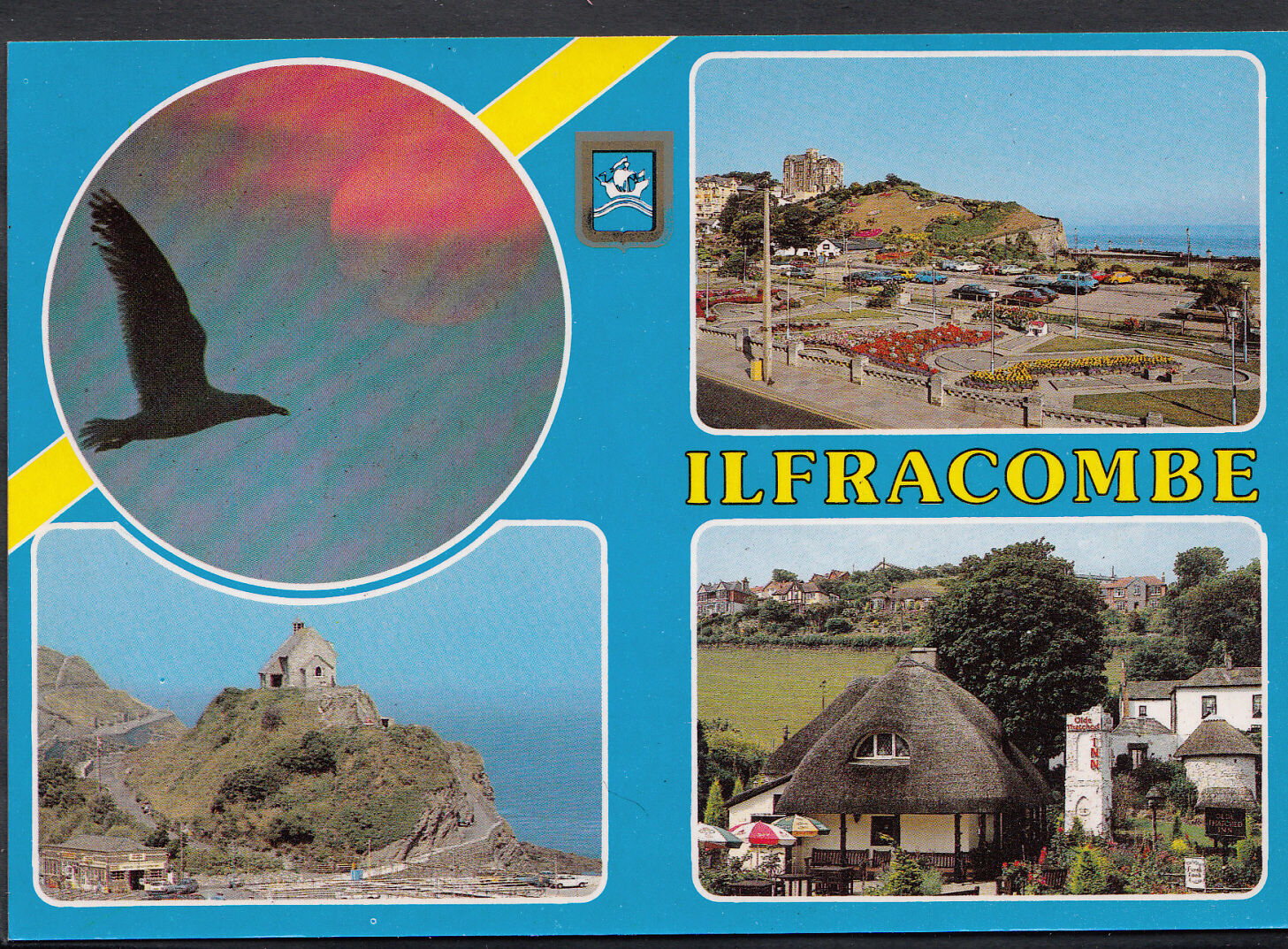 Devon Postcard - Views of Ilfracombe, Olde Thatched Inn etc LC4588 ...
