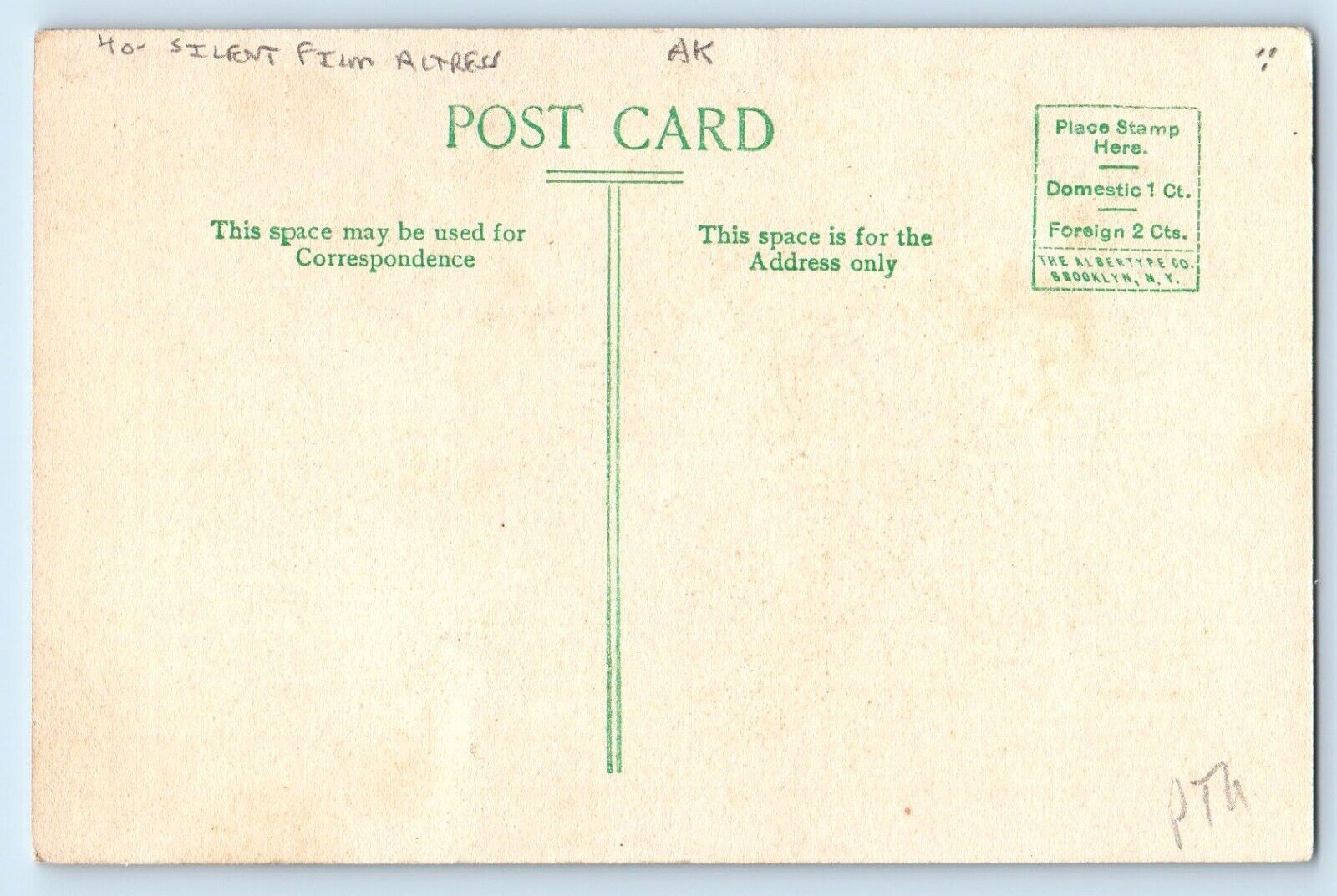 Miss Lilian Lawrence As Zaza Silent Film Actress Fancy Hat Dress ...