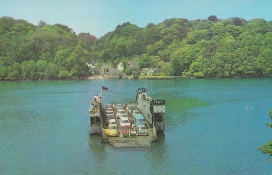 The Ferry King Harrys Reach River Fal Cornwall 1970s Postcard | Europe ...