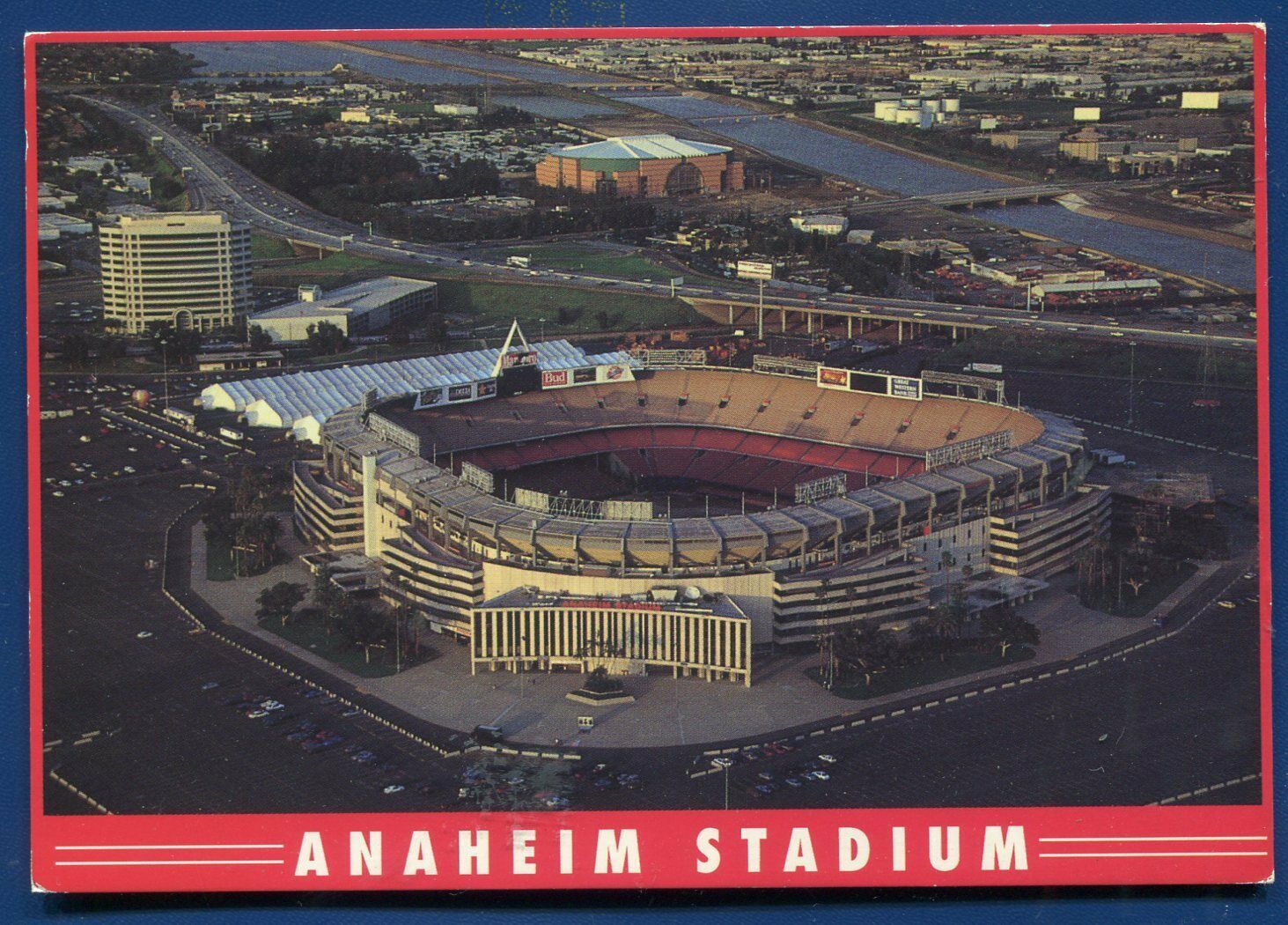 Anaheim Stadium California home of Angels and Rams postcard | Topics ...