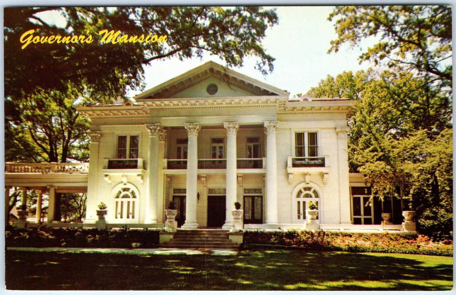 c1960s Montgomery, AL Governor's Mansion Antebellum House Corinthian ...