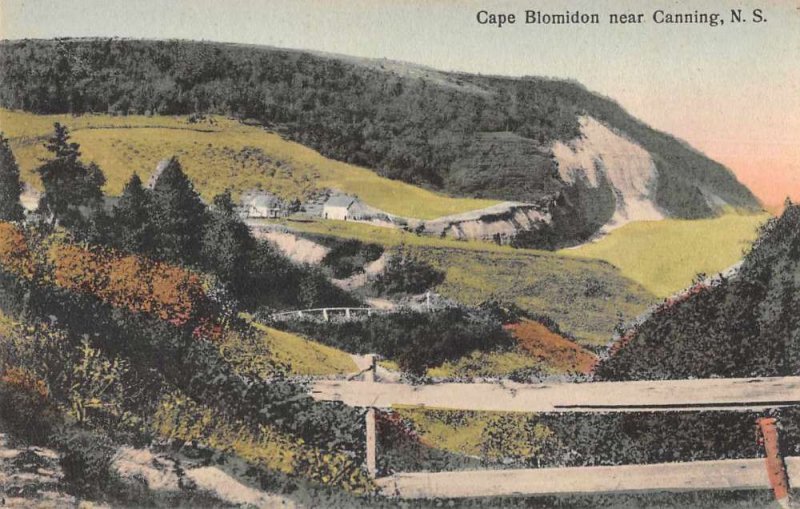 Canning Nova Scotia Canada Cape Blomidon Birds Eye View Postcard ...