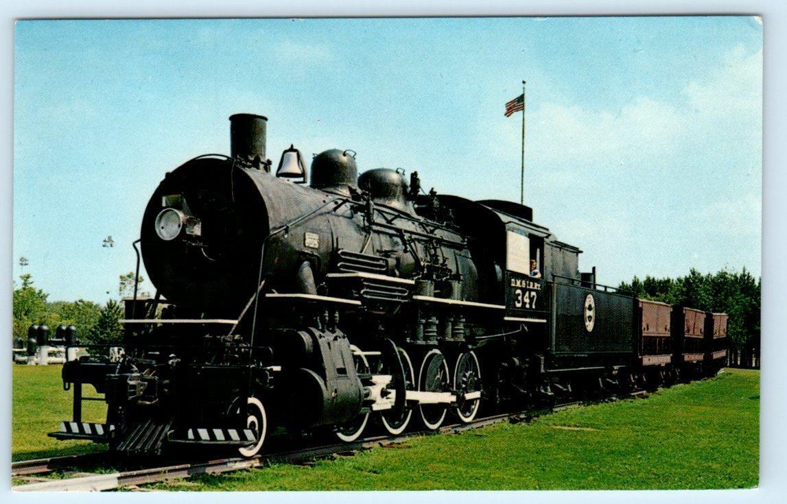3 Postcards CHISHOLM, MN ~ Train MINNESOTA MUSEUM of MINING School Bus ...