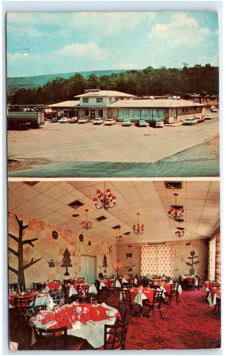 BREEZEWOOD, PA ~ Roadside BREEZEWOOD RESTAURANT 1967 Cars Postcard ...