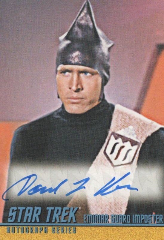 David Ross Star Trek The Original Series Autograph Signed Card | Other ...