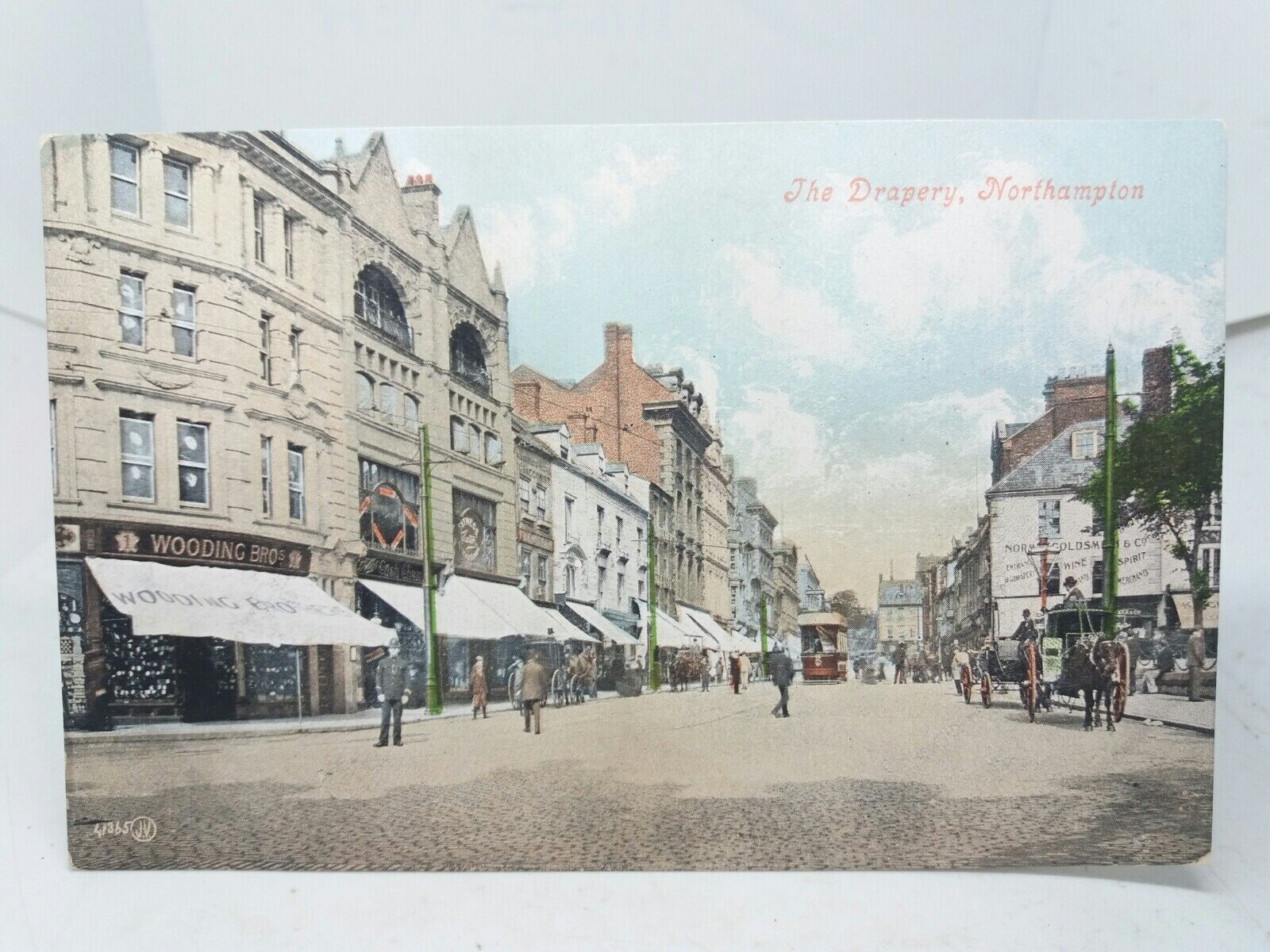 The Drapery Northampton Wooding Bros Store Tram Policeman Antique ...